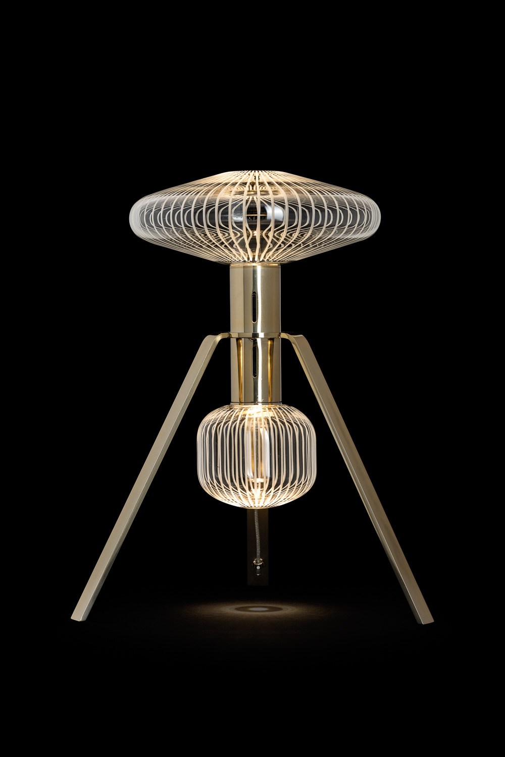 Cipher - Cipher, Table Lamp, Small, Clear